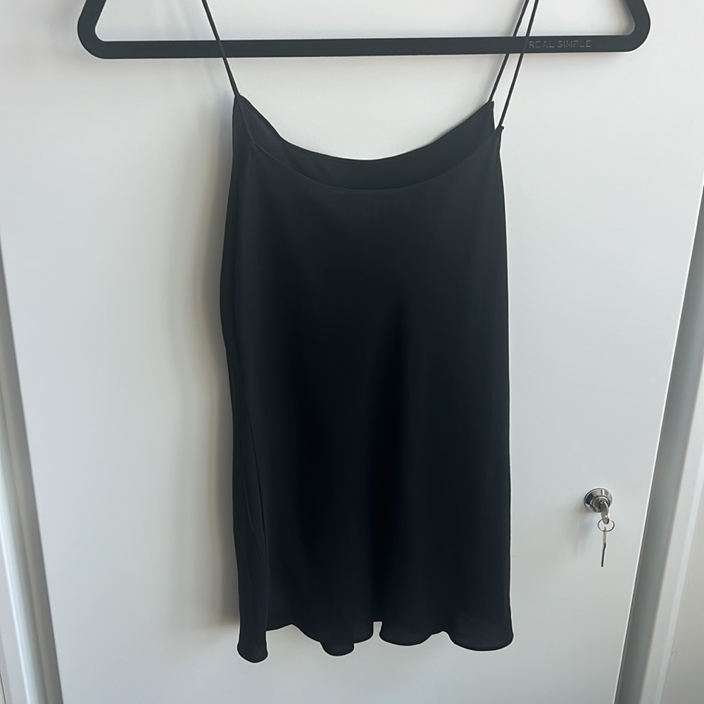 Theory Teah Black Strapless Top - Gem